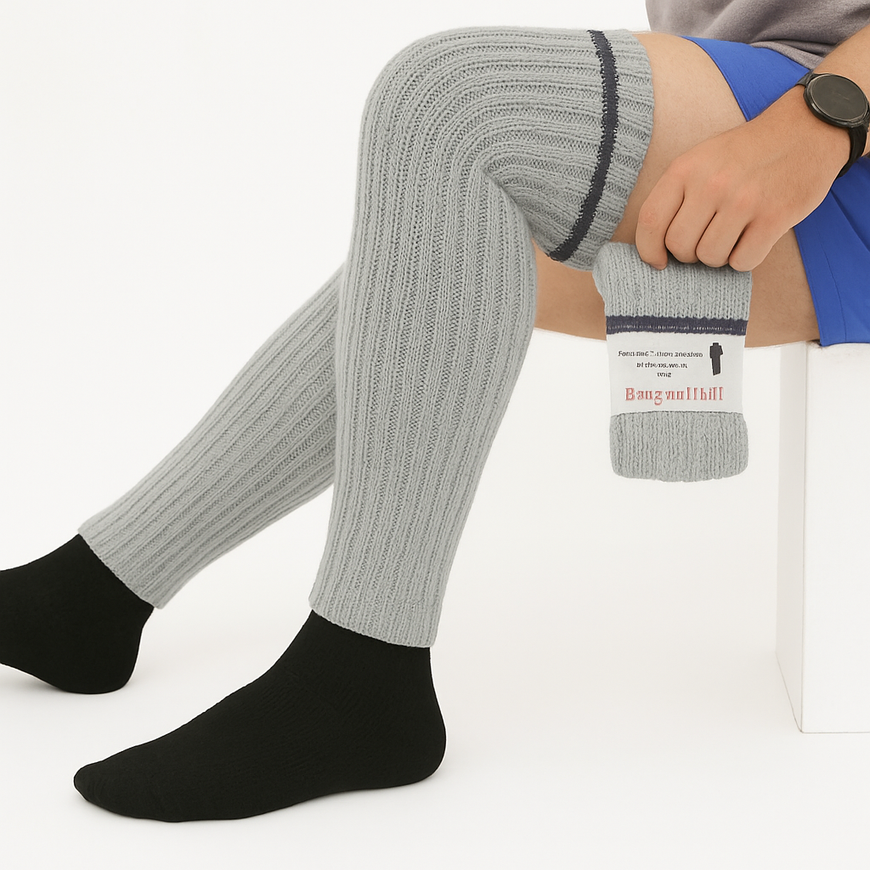 Unisex Woolen Leg & Knee Warmers – Premium Imported Stretch Wool, (Pai ...